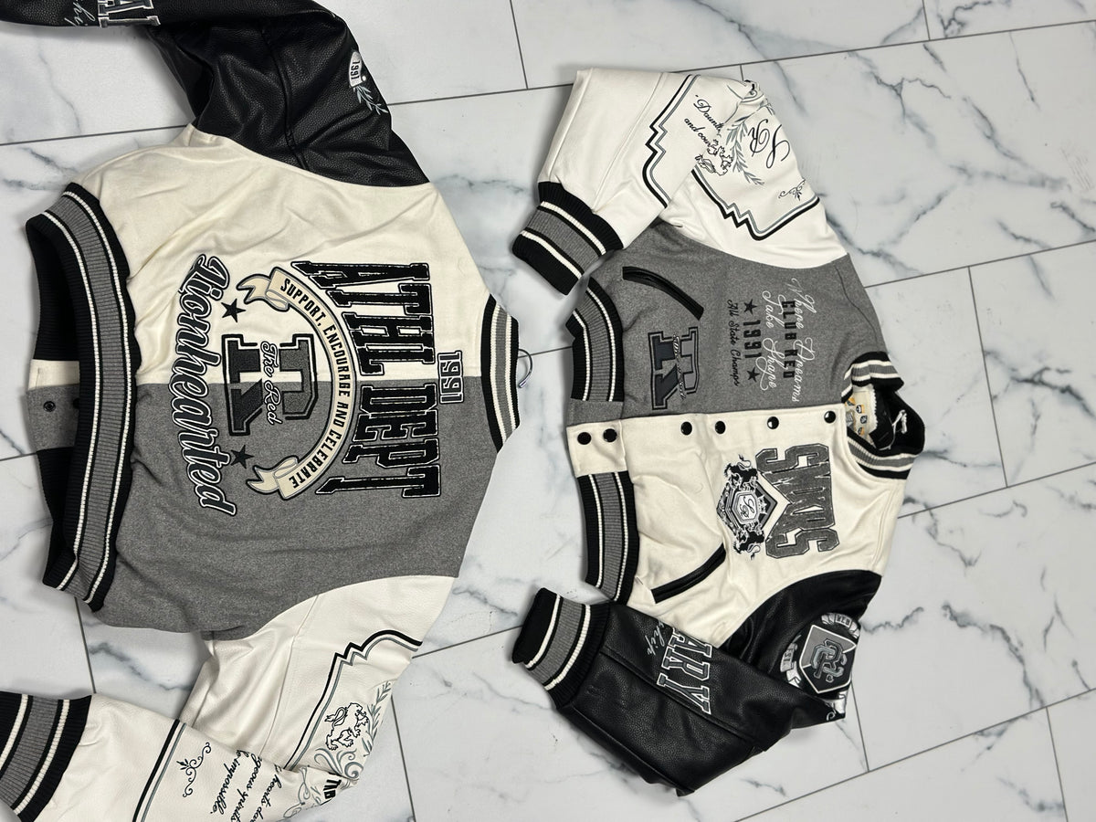 Final lap varsity jacket – Shop Therapy STL
